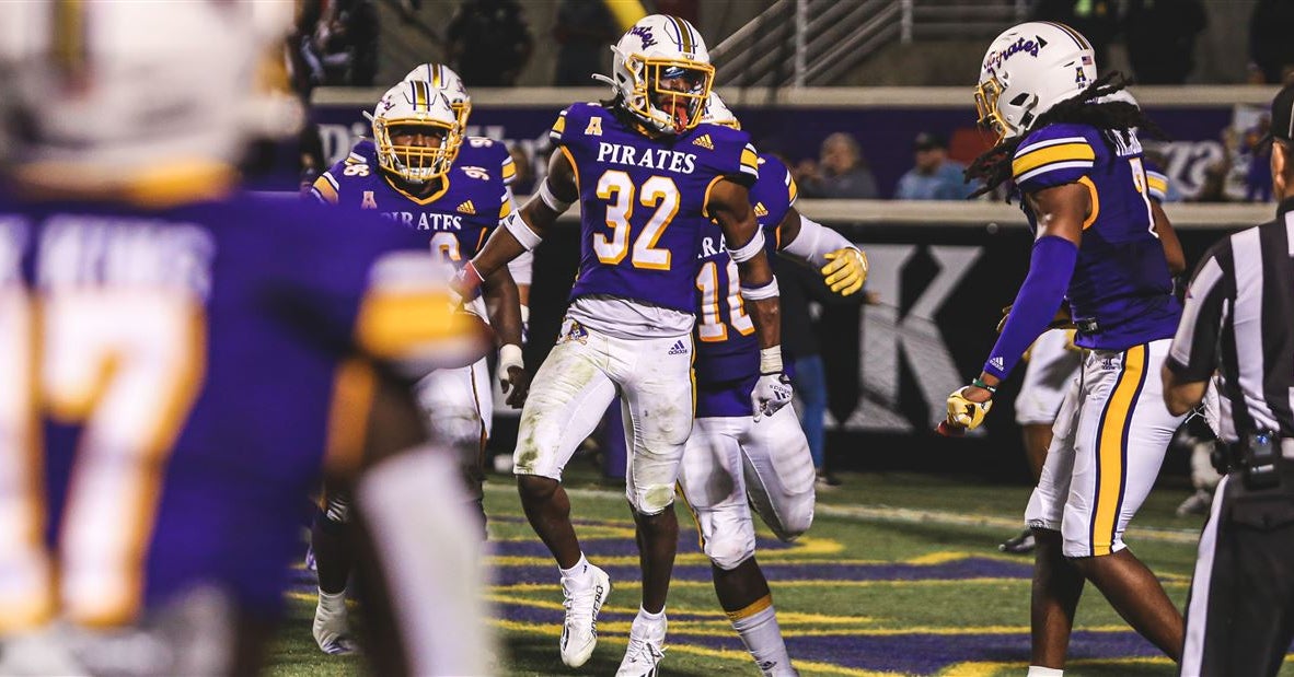 Number changes for returning ECU football players heading into a new season
