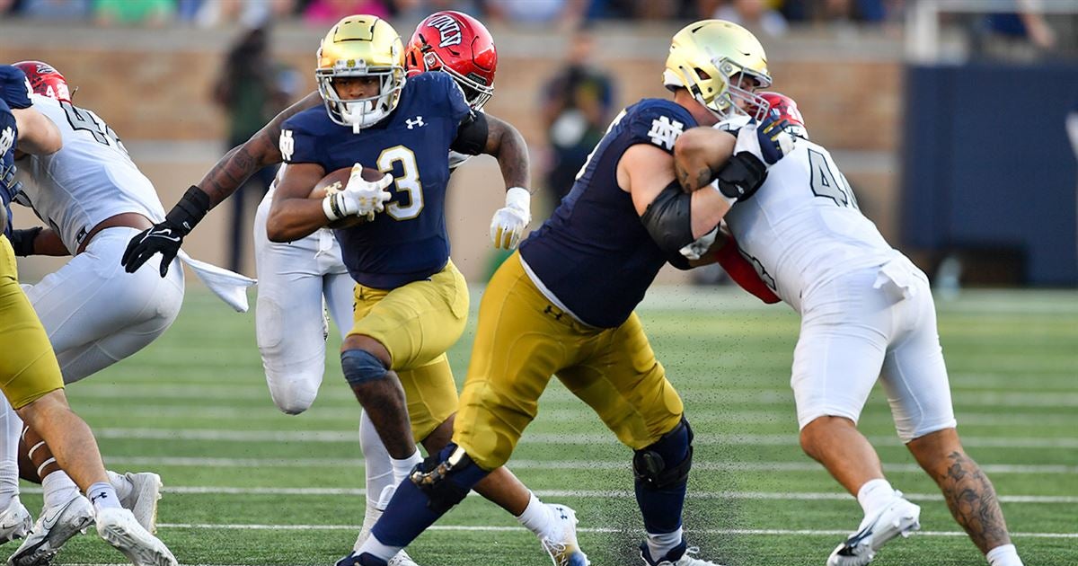 Notre Dame Notebook: Logan Diggs, Isaiah Foskey and Michael Mayer Steal ...