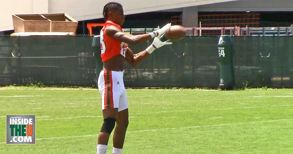 VIDEO: WR Evidence Njoku on the Jugs Machine