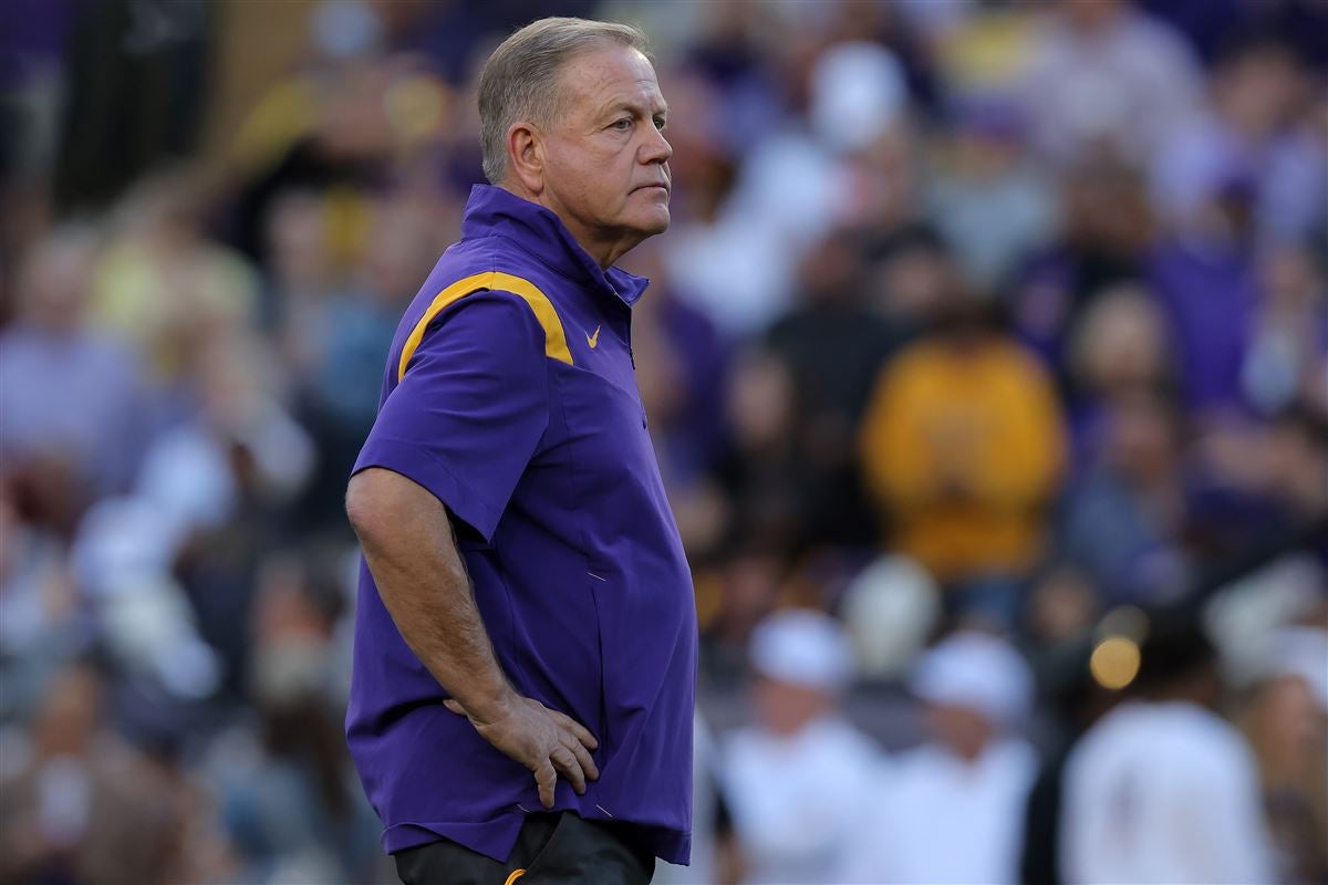 Brian Kelly reflects on LSU's game-winning two-point conversion against ...