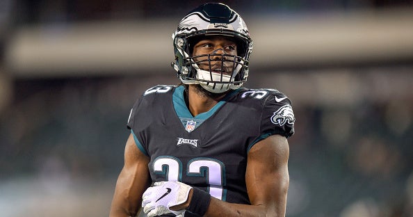 Josh Adams admires the praise Eagles coaches are giving him