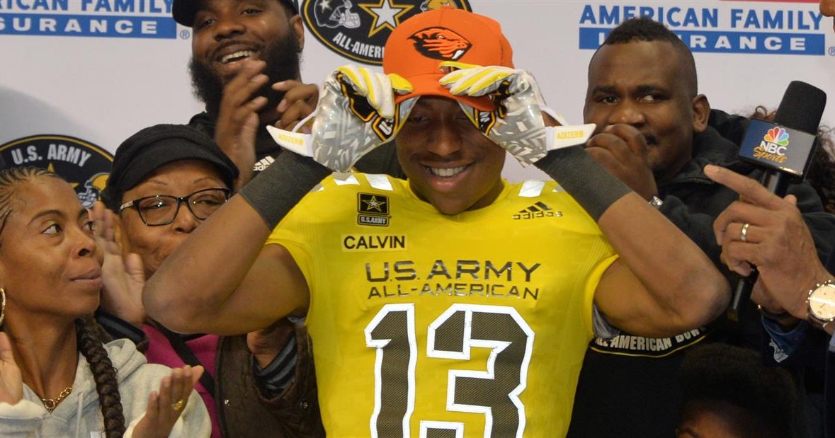 Calvin commits to Oregon State at Army Bowl