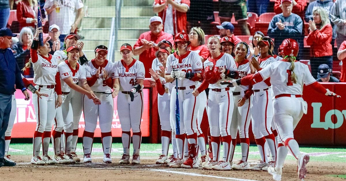 Oklahoma sets program record with 21-run inning against Alabama State ...