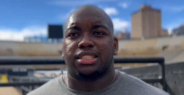 WATCH: New Buffs offensive lineman Tyler Brown impressing in the weight ...