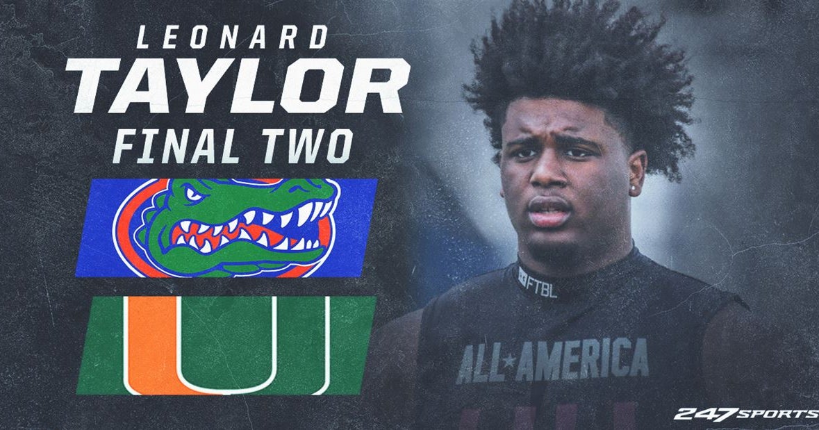 5-star DL Leonard Taylor down to two schools