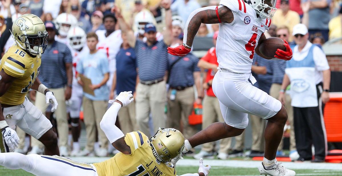 It's Quinshon Judkins world. We're just living in it.