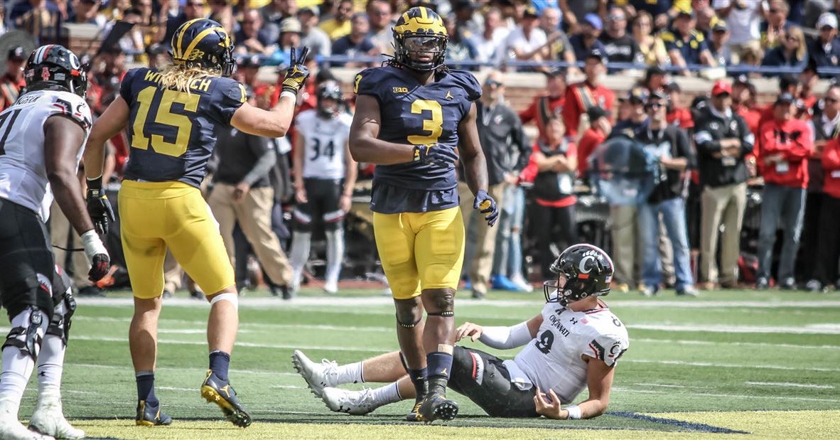 Rashan Gary's sharpie message sets tone for U-M's defensive line