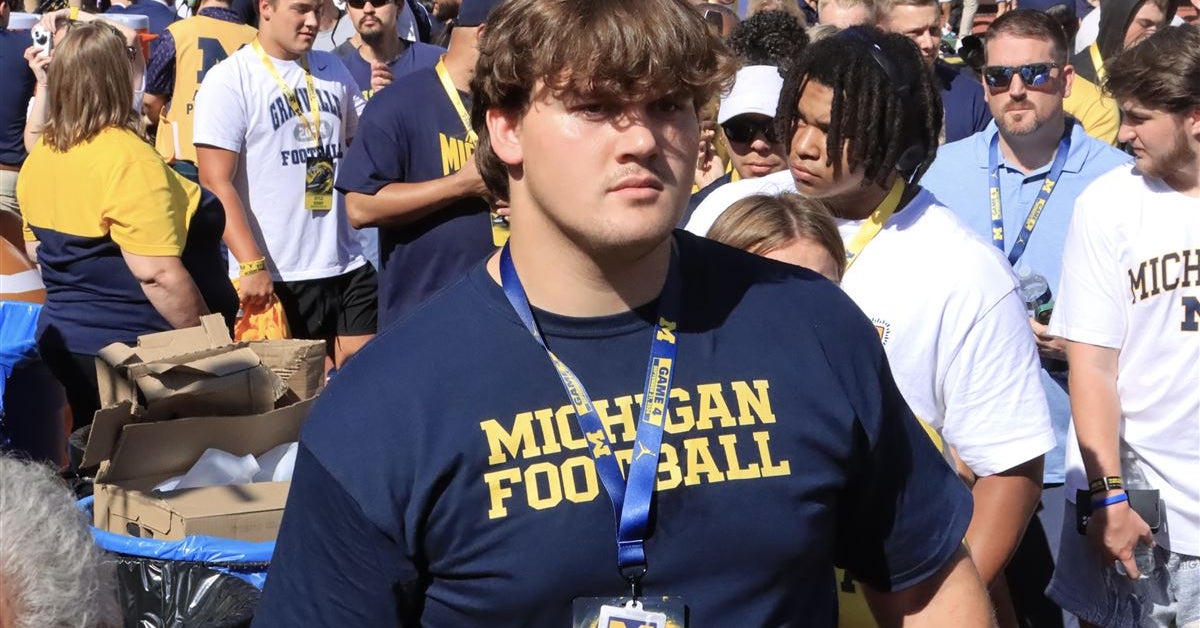 Michigan's run game and grit really impress Top100 OL Tyler Merrill