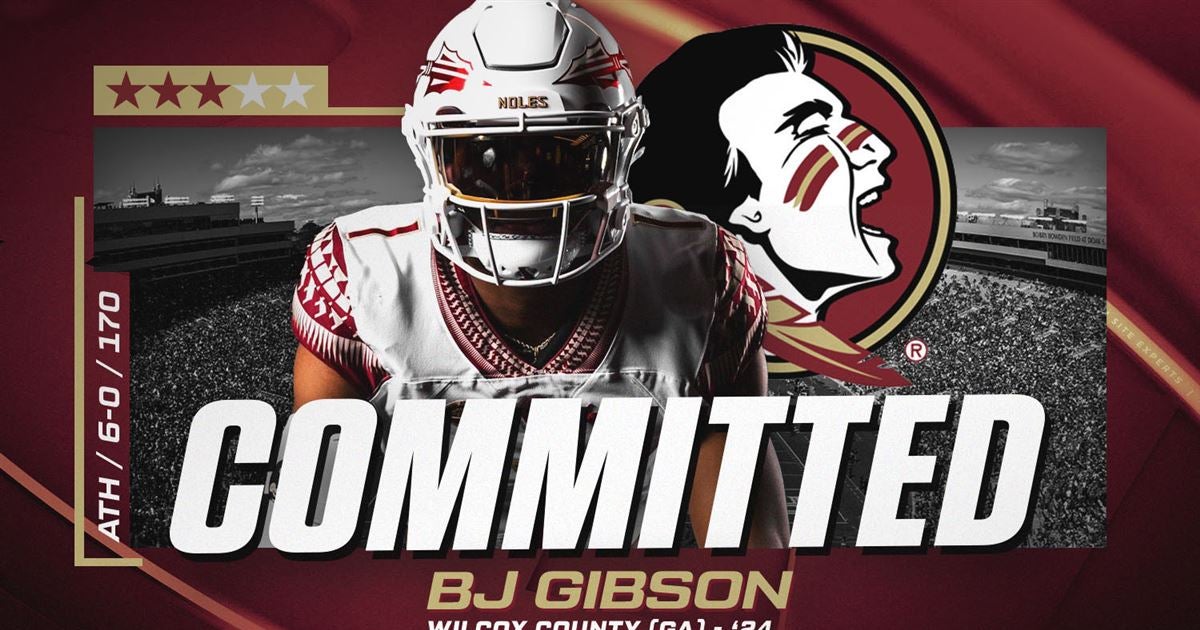 Florida State lands commitment from 4-star WR BJ Gibson, who details ...