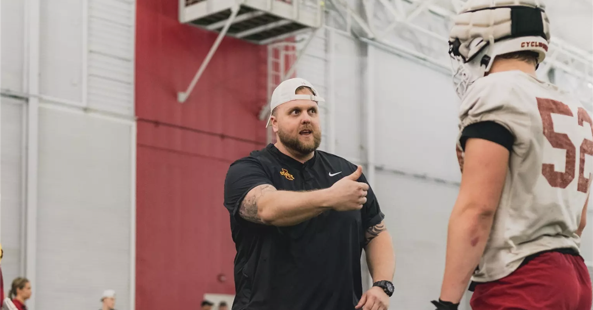 Coach Quotes: Iowa State OL coach Ryan Clanton on the growth of his ...