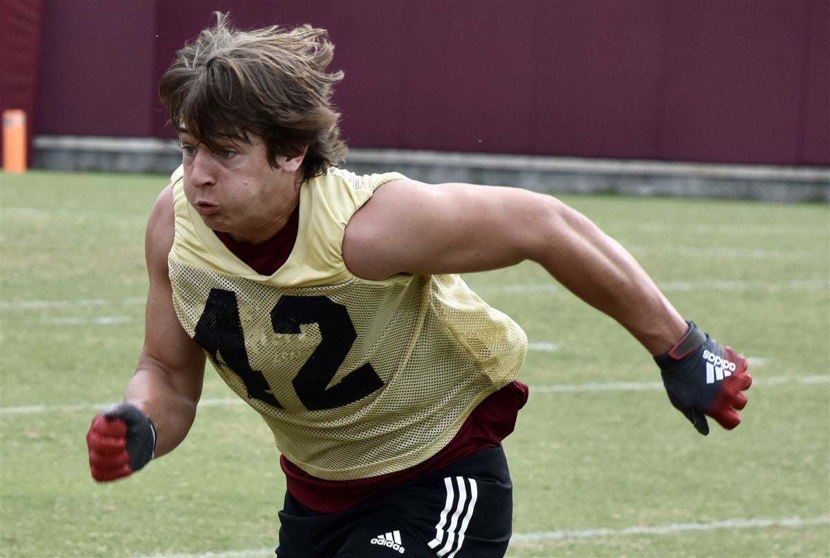 2025 TE Logan Brooking camps with FSU and spends time with Mike Norvell ...