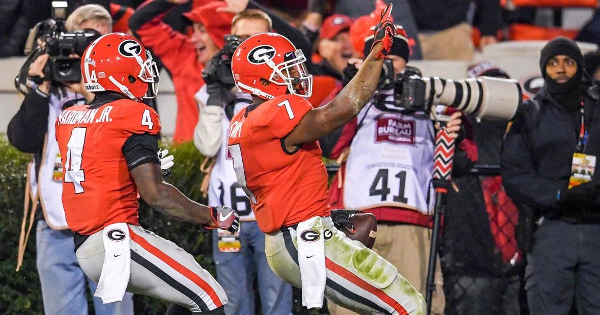 D'Andre Swift called his shot on 77-yard touchdown run