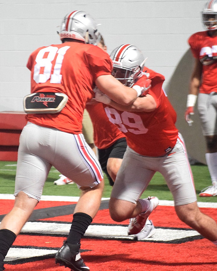 Photo Gallery: Ohio State's first full pads spring practice