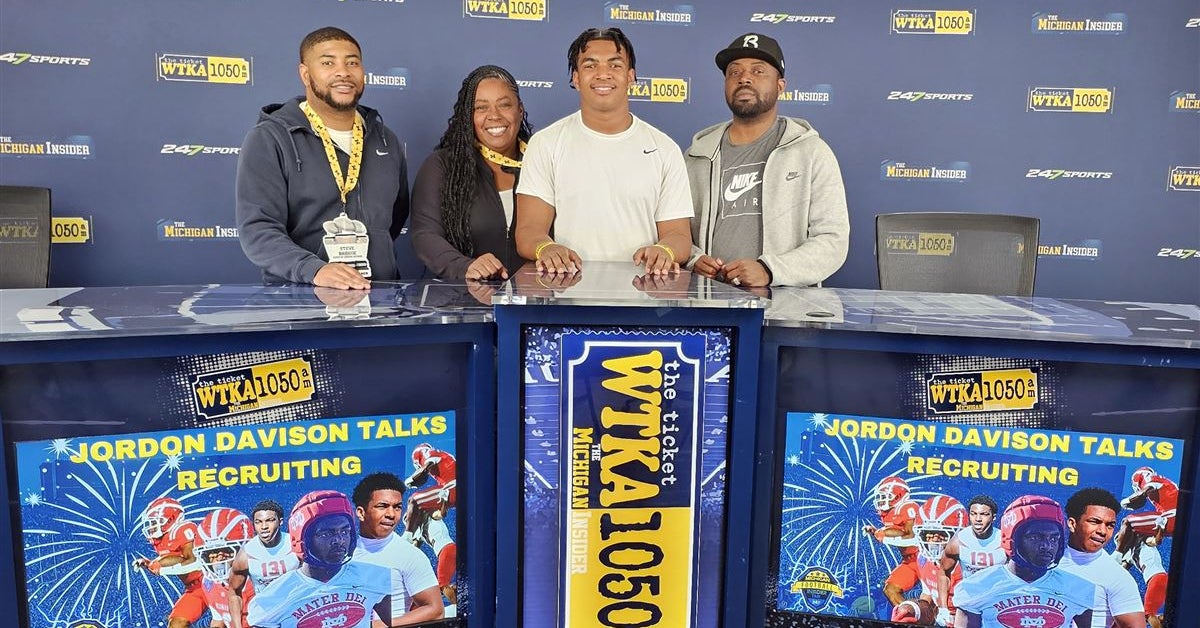 Strong visit experience and Tony Alford’s hire vault Michigan back up Top247 RB Jordon Davison’s ...