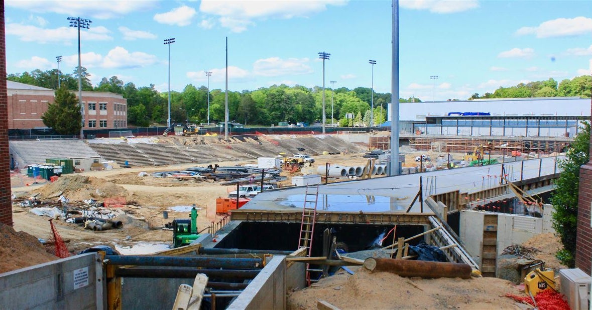 Photos: Soccer/Lacrosse Stadium Construction