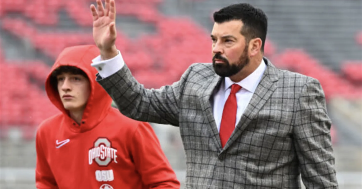 Ryan Day addresses son, 2027 QB RJ Day, visiting big-time programs that ...