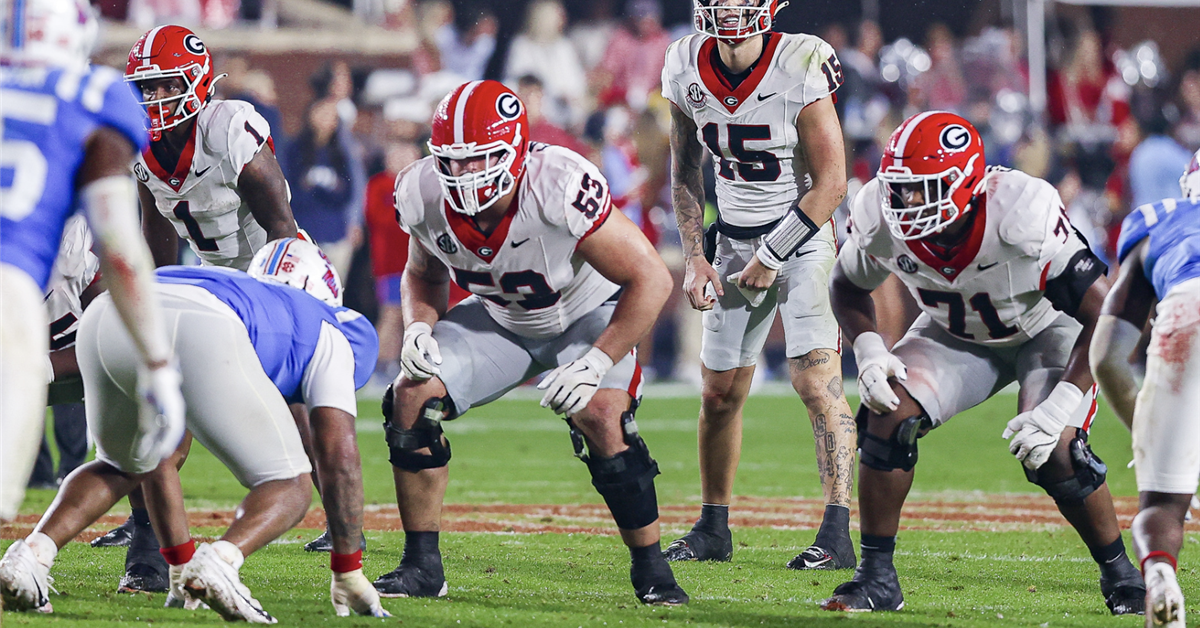 Georgia offensive line looking for answers ahead of test against Tennessee