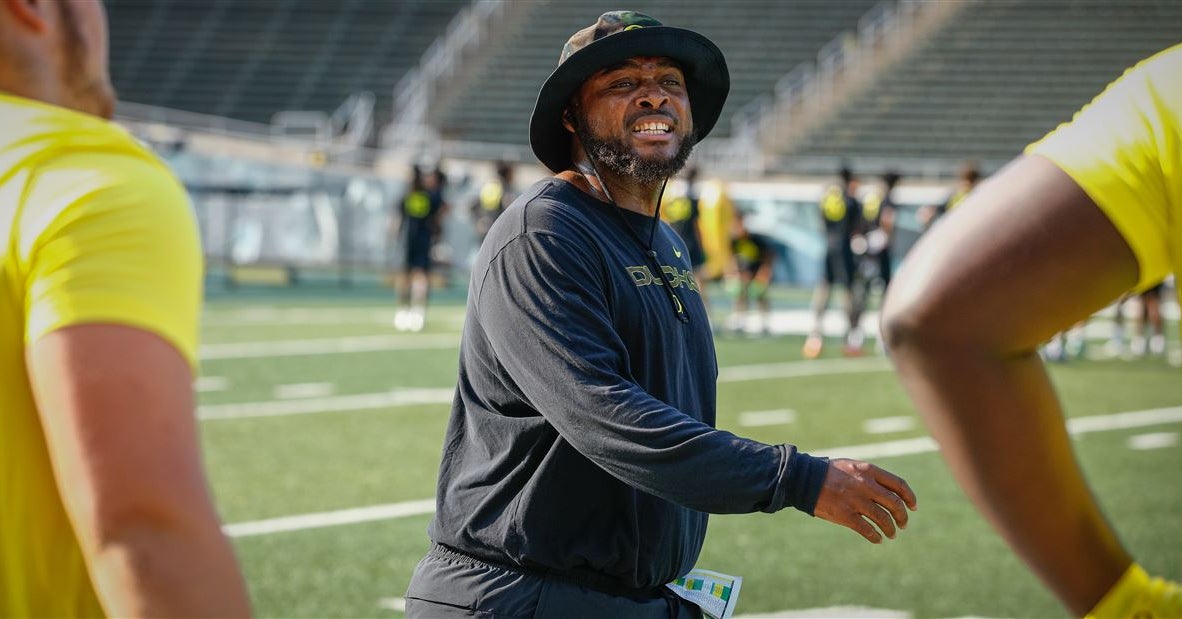 Everything Oregon OL coach A'lique Terry said about his position that's ...