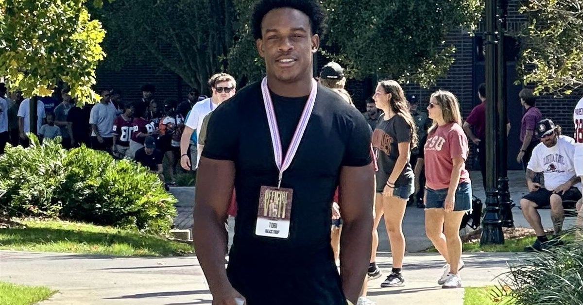 Rising 2025 EDGE Tobi Haastrup nearing final three visits leading up to ...