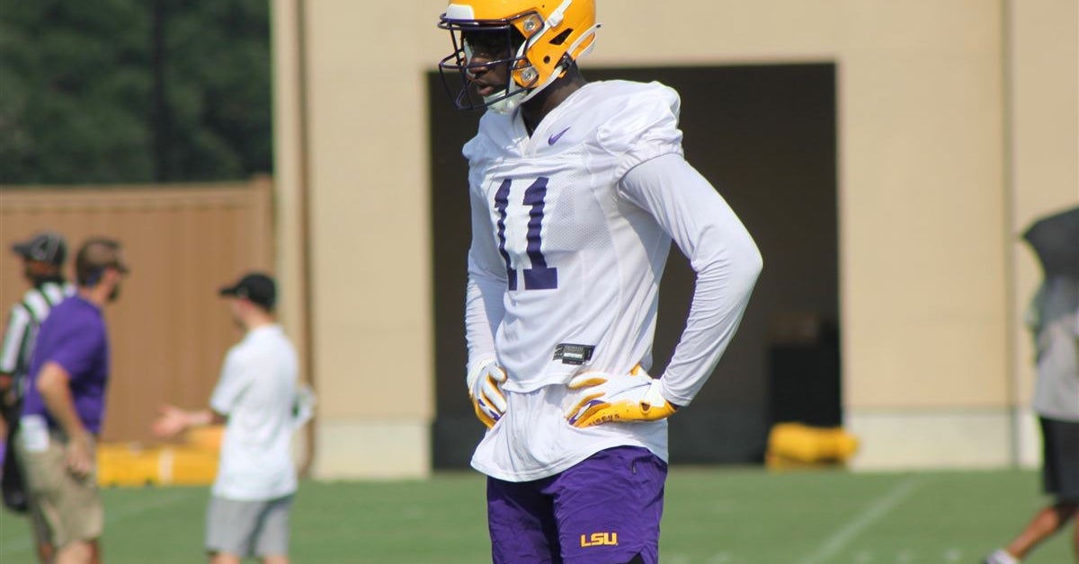 LSU freshmen wideouts a part of stacked room for Mickey Joseph