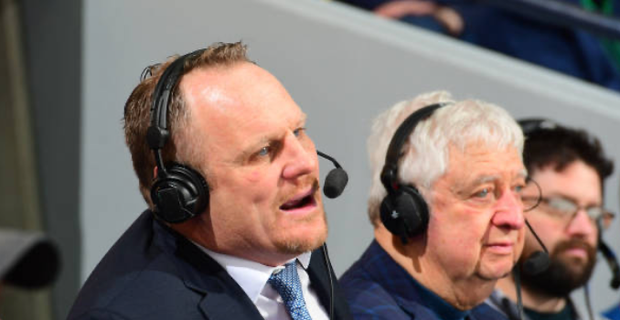 Why this NHL announcer is calling the Sabres game from the last row in ...