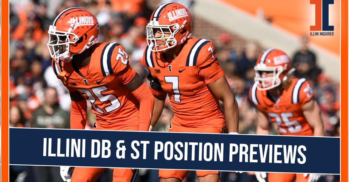 Illini Inquirer Podcast Ep. 1024 | Position Preview: Illini DBs and ...