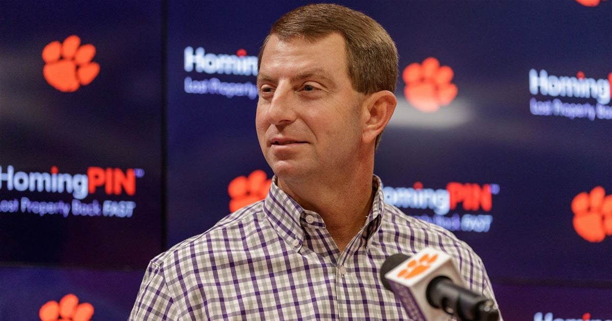 Clemson football: Dabo Swinney reveals stance on ACC rivalry games ...