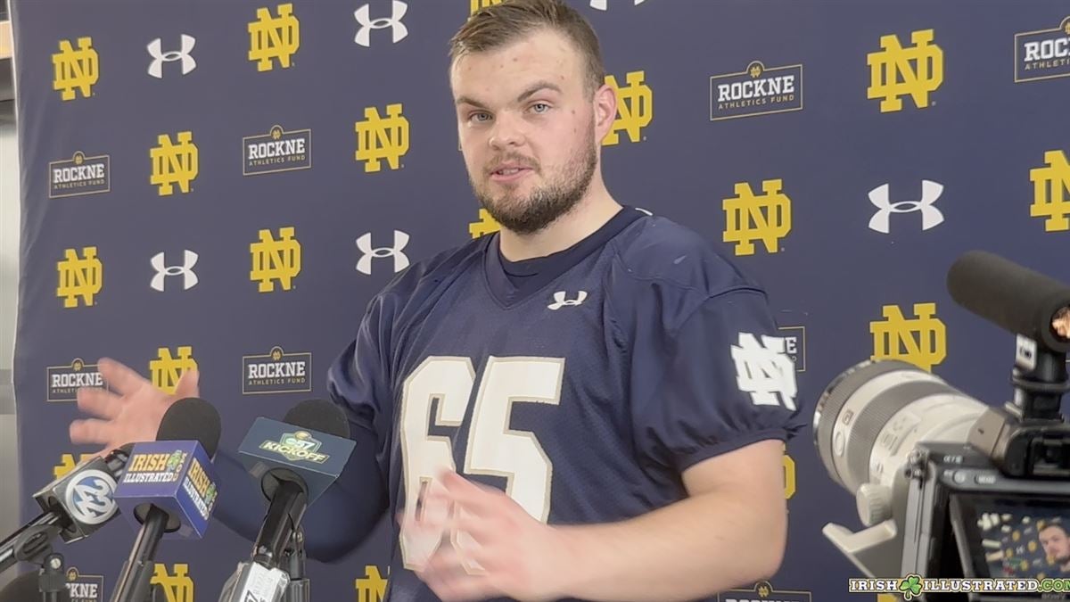 Watch: Notre Dame Specialists Give Insight Into Kicking and Leadership