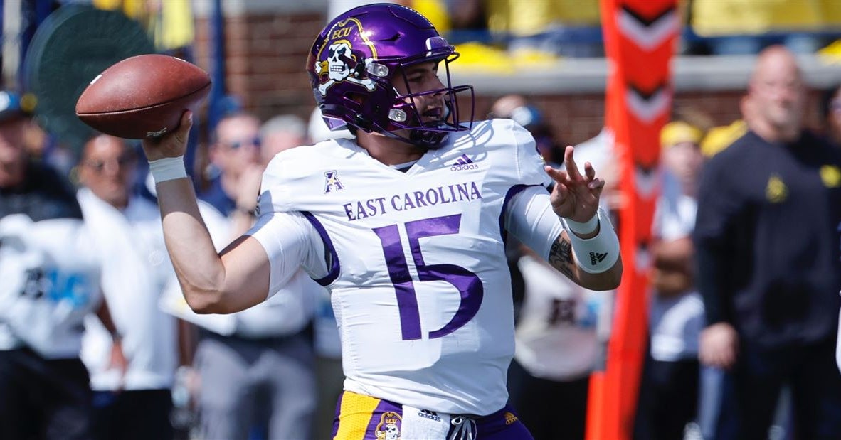 ECU expected to start Alex Flinn at quarterback against App State