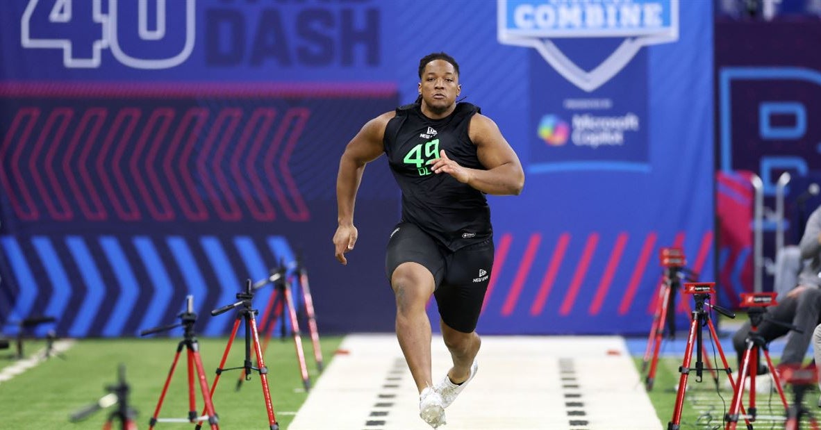 NFL Combine: Georgia OL Jared Wilson's draft stock is up after monster ...