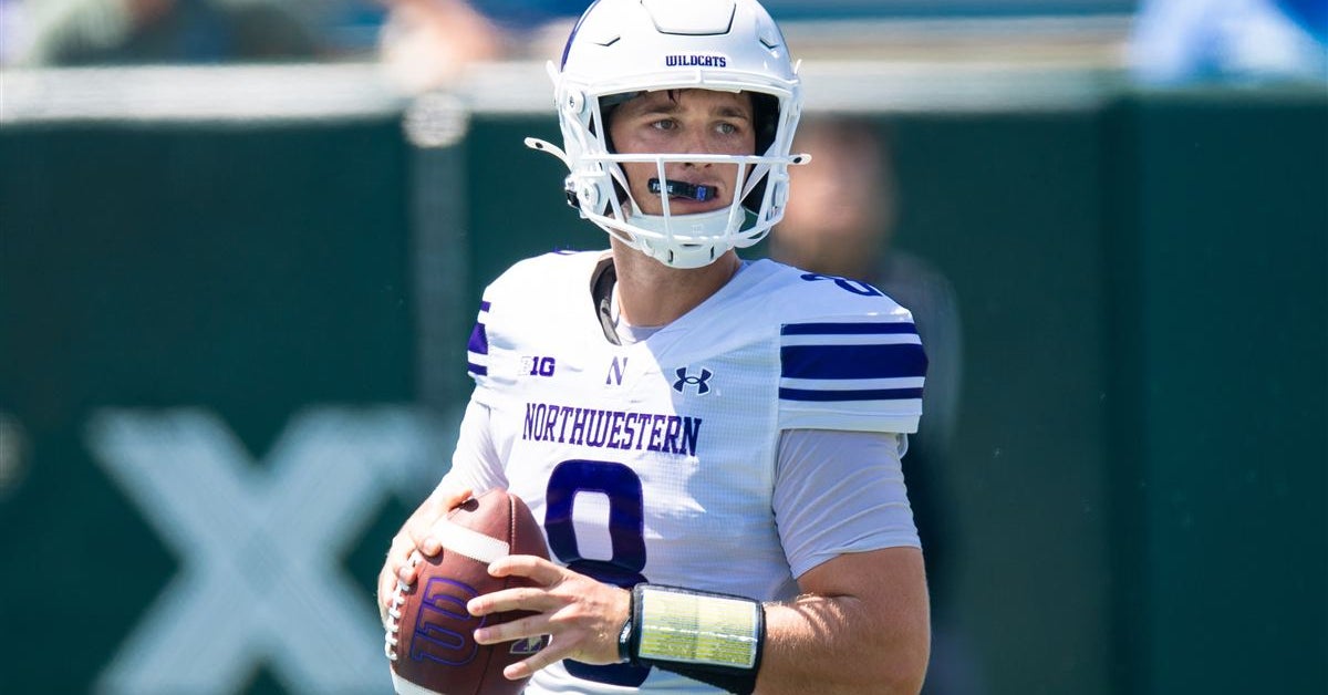 Northwestern quarterback Preston Stone has been uneven in two starts ...