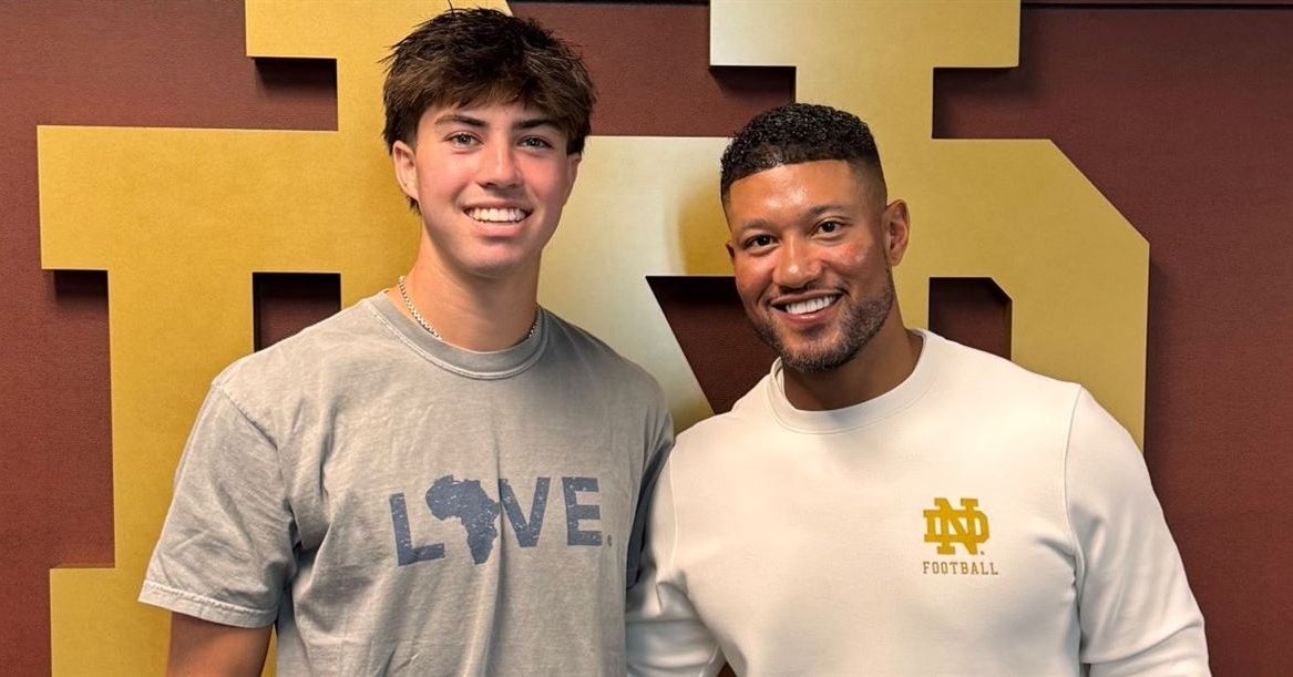 Notre Dame 2027 QB Commit Teddy Jarrard: "It was Great...(I Know) That I Committed to the Right ...