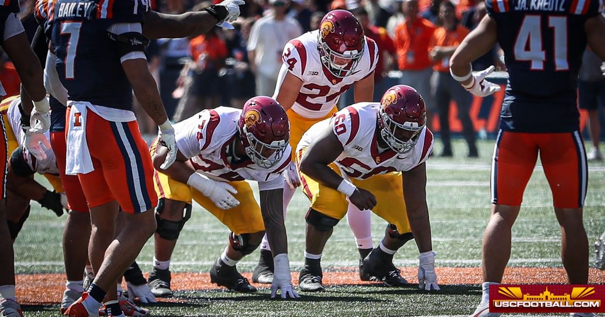USC participation chart, formation breakdown from last-second loss at ...