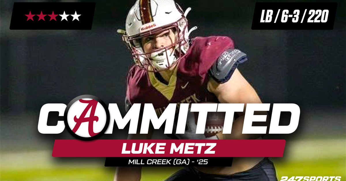 Peach State LB Luke Metz commits to Alabama, dives into decision