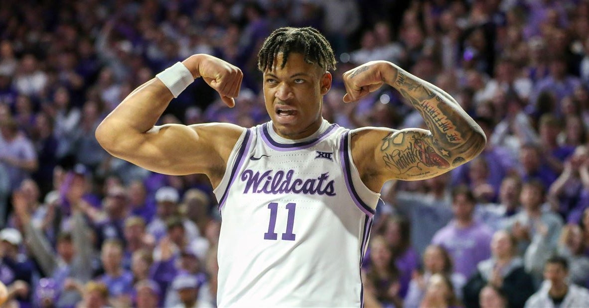 Kansas State forward Keyontae Johnson speaks after getting selected by ...