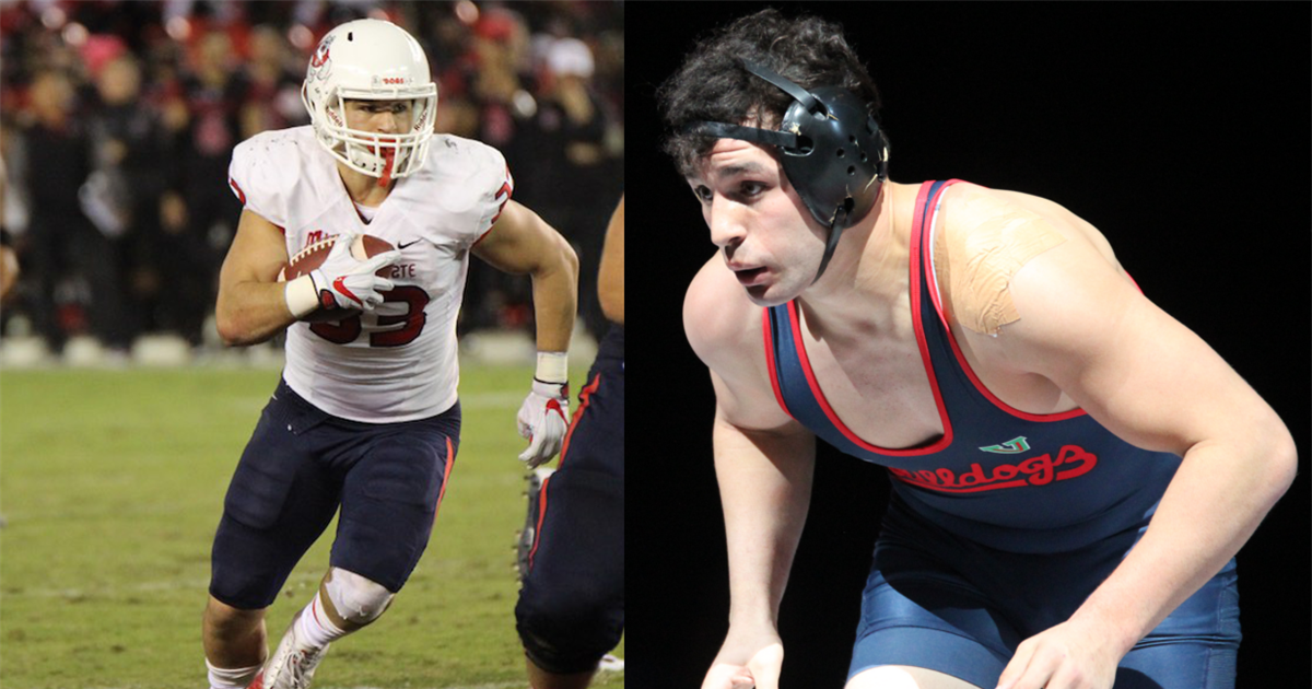 Fresno State Running Back Josh Hokit Wins in Wrestling Debut