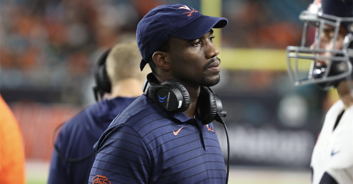 UVA coach Clint Sintim discusses the linebacker room as Virginia begins ...