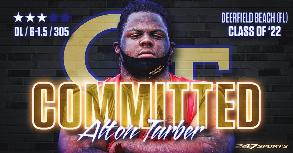 DL Alton Tarber announces a commitment to Georgia Tech