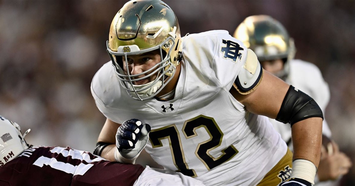 Analysts explain what Vols are getting in Notre Dame OL transfer Sam ...