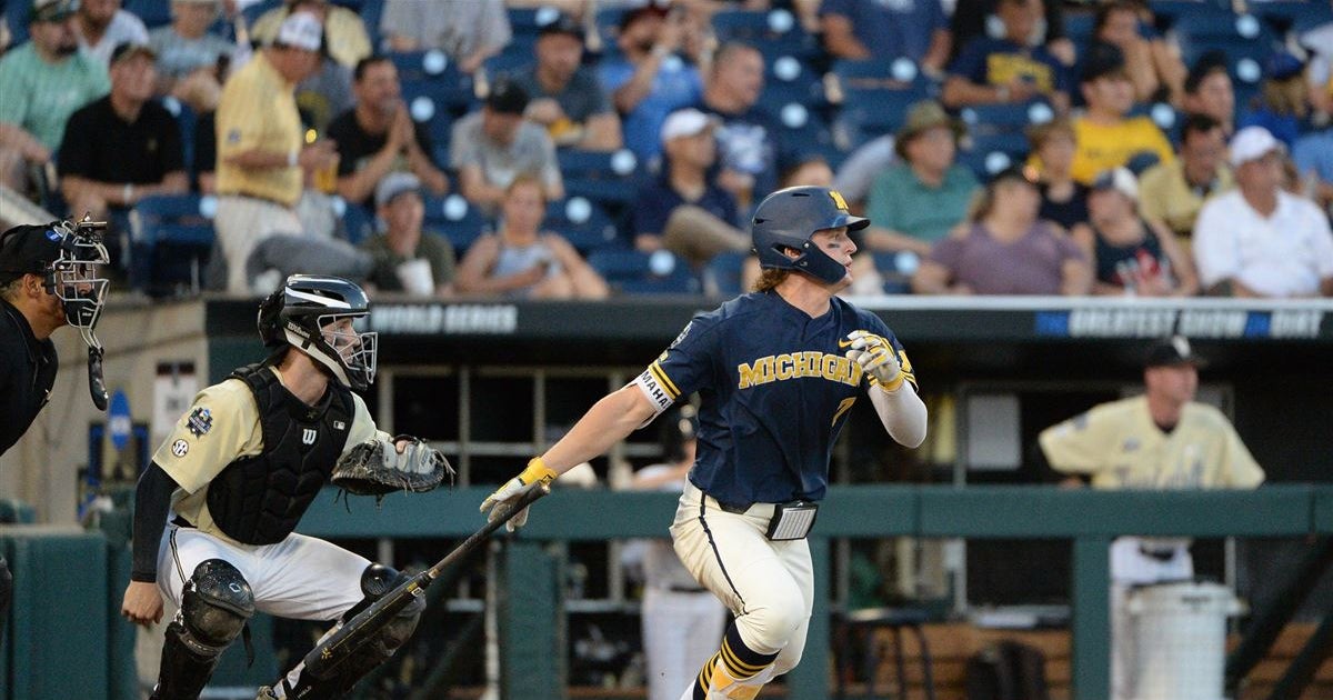 Michigan's Jesse Franklin taken in third-round of MLB Draft
