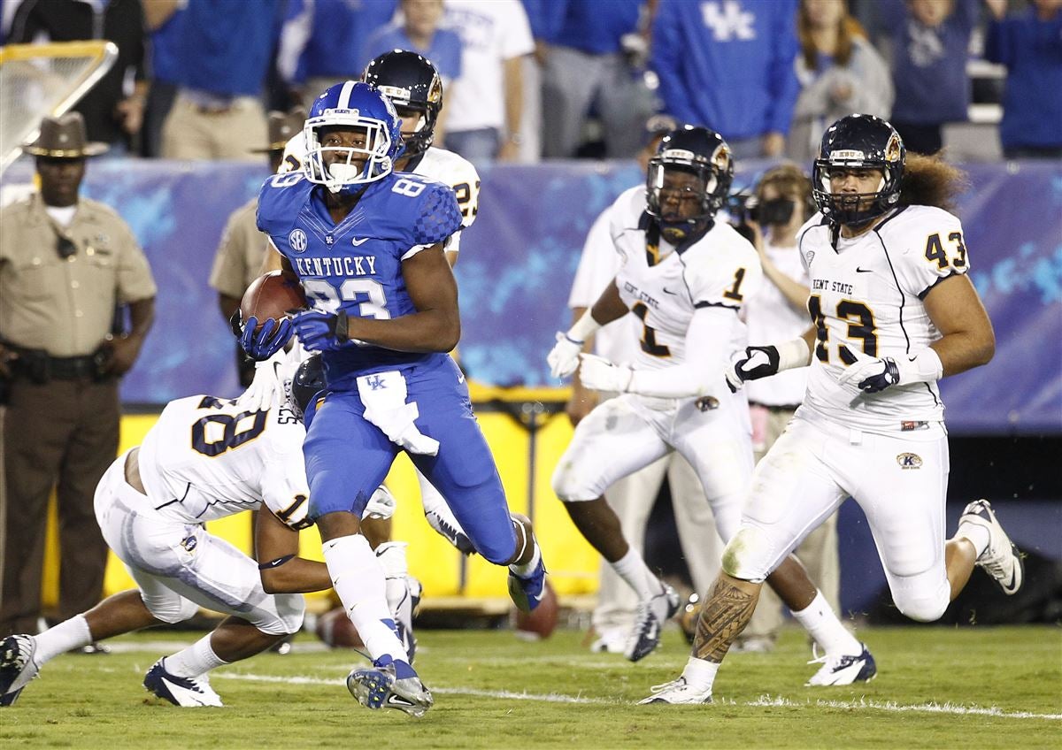 Last 100 UK Football wins: Kentucky 47, Kent State, 14