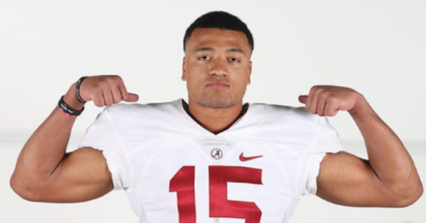 Five-star DB Sage Ryan in everyday contact with Alabama