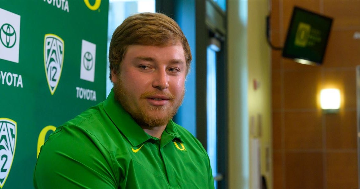 WATCH: Oregon OL Ryan Walk talks facing Georgia