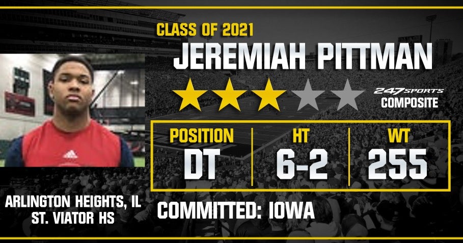 JUST IN: 2021 DT Jeremiah Pittman commits to Iowa