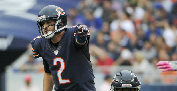 The last ten quarterbacks to start for the Chicago Bears