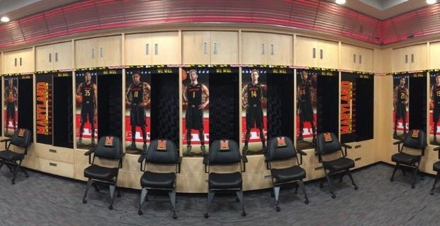 Maryland Basketball Unveils New 3-D Locker Room Design