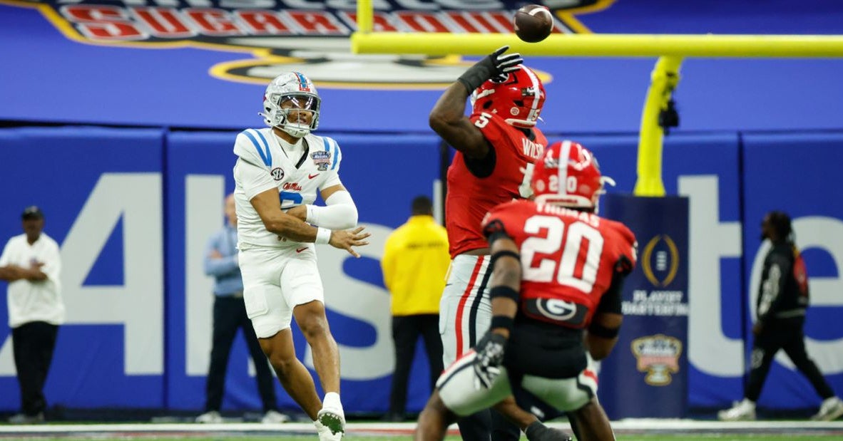 Georgia LB Raylen Wilson returns from injury during Sugar Bowl against ...