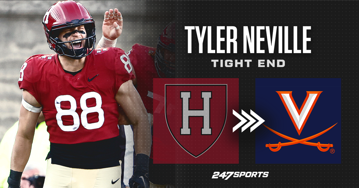 Harvard transfer TE Tyler Neville commits to Virginia: 'I really love ...