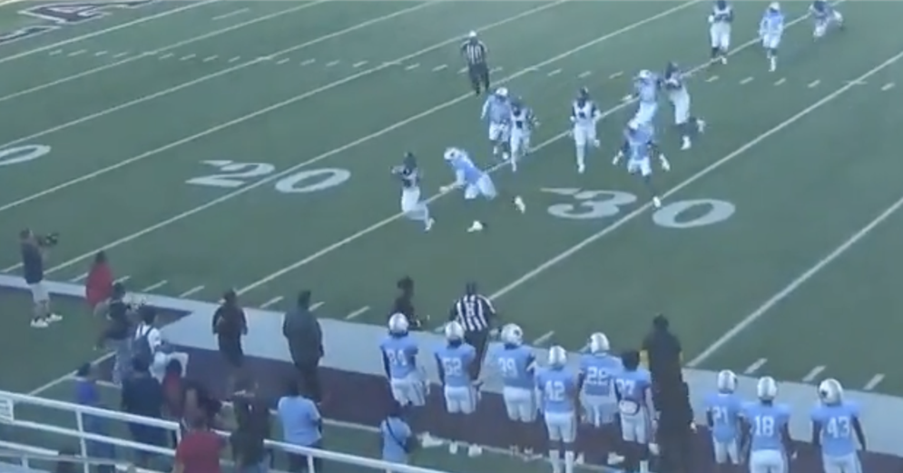 Watch: Texas LB commit Elijah Bo Barnes impressing early in 2024