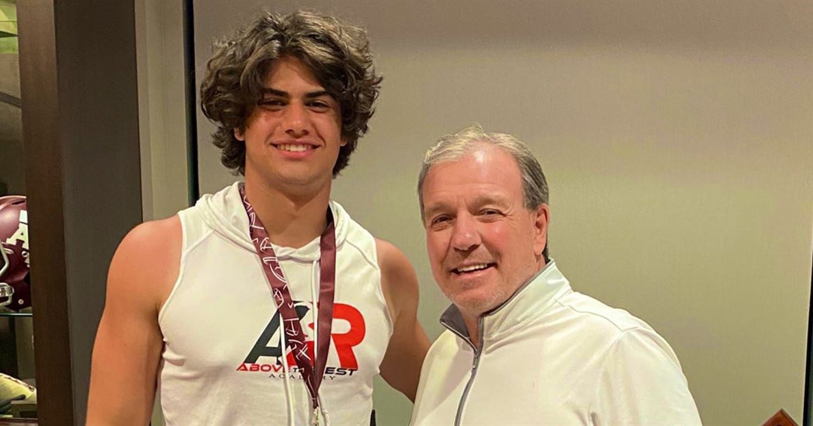 Five-star LB Noah Mikhail gets closer look at Texas A&M during second ...